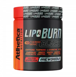 LIPO BURN HD BLACK - POTE / 200G - FRUTAS VERMELHAS / ATLHETICA ...