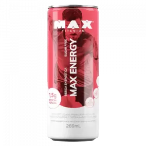 MAX ENERGY - LATA / FRAMBOESA / 269ML / MAX TITANIUM / BEBIDAS ...