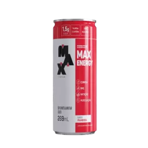 MAX ENERGY - LATA / FRAMBOESA / 269ML / MAX TITANIUM / BEBIDAS ...