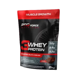 MUSCLE WHEY 3W - SACO / 2KG - BANOFEE / PROFORCE / PROTEINA :: NE Distribuidora
