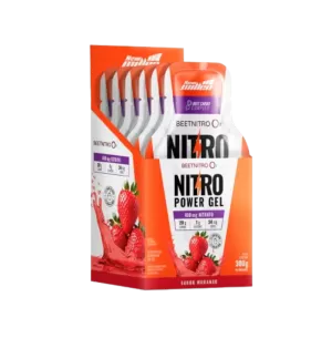 NITRO POWER GEL - DISPLAY / 10UN - 30G - MORANGO / NEW MILLEN ...
