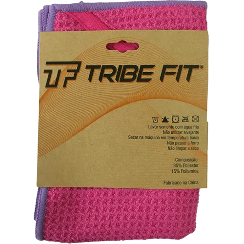 TOALHA MICROFIBRA ROSA TRIBEFIT - NE Distribuidora